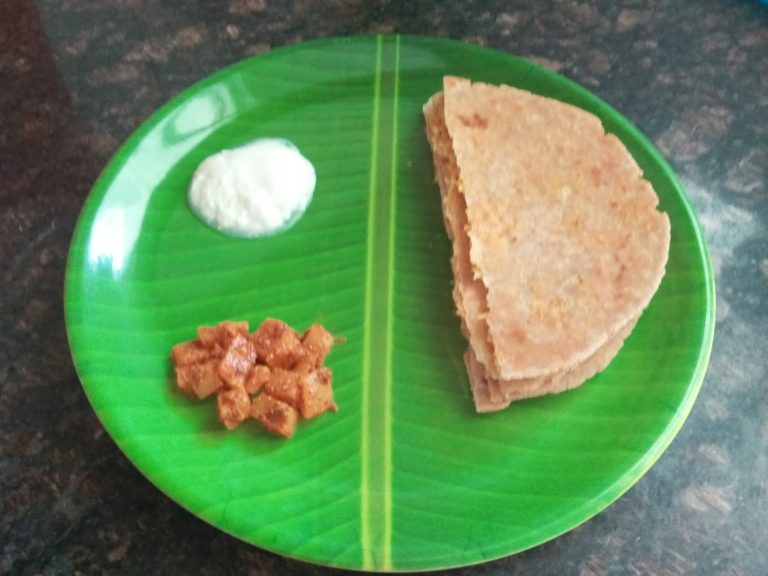 Cauliflower Paratha | The Millet Table