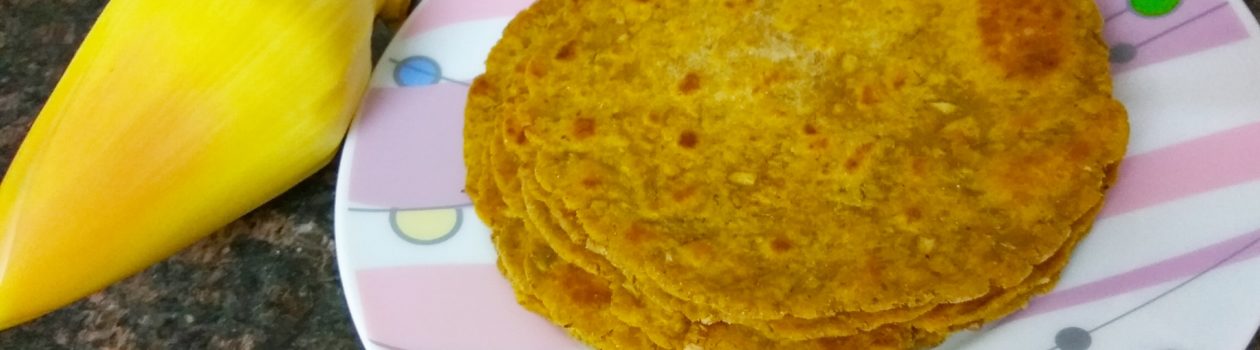 Banana Flower Paratha | The Millet Table