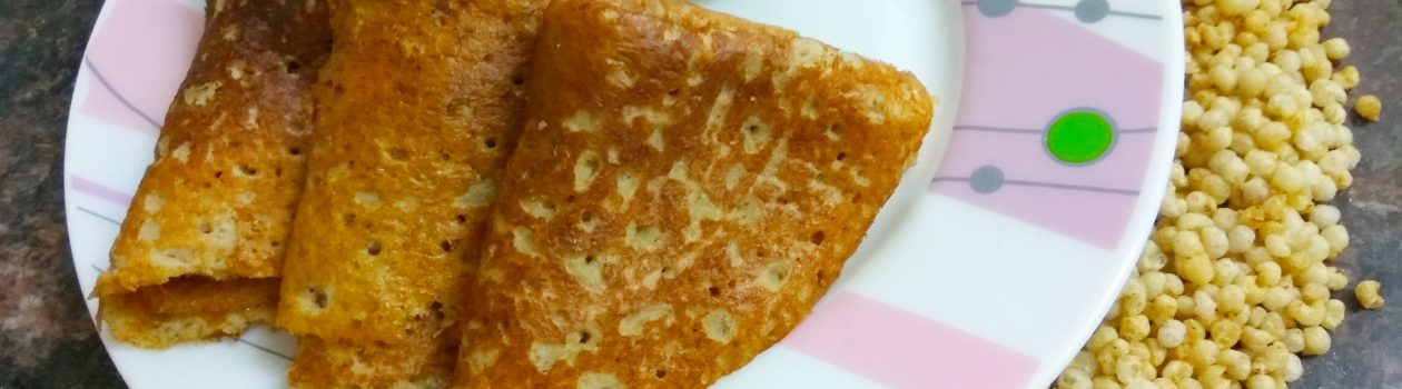 Pori Dosai (Puffed Millet Dosa) | The Millet Table