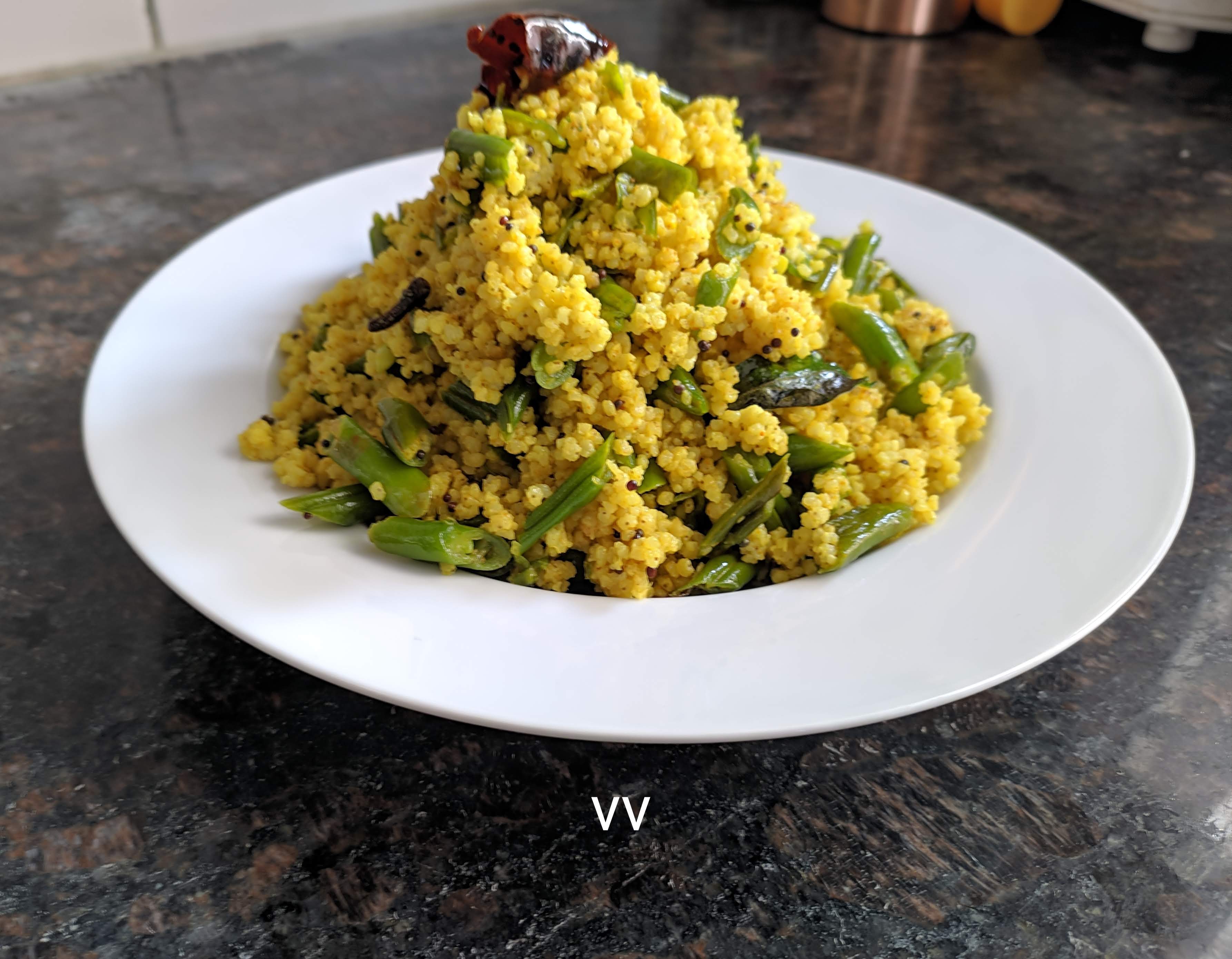 Beans Pulav | The Millet Table
